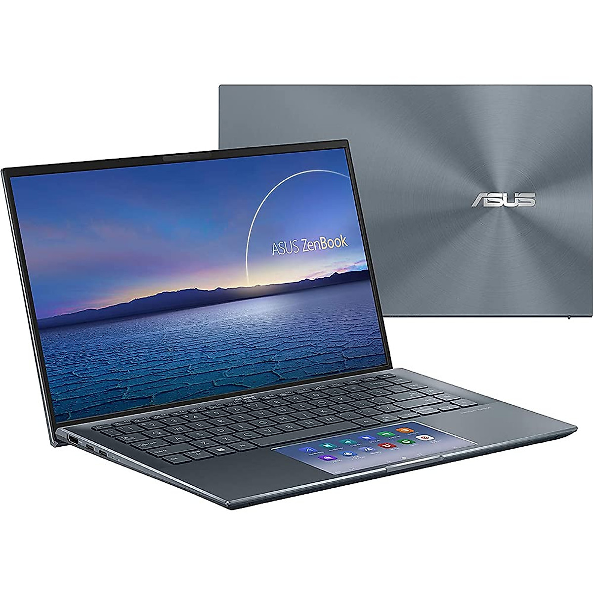 ASUS ZenBook 14" Ultra-Slim Intel i7-1165G7 8GB/512GB SSD Laptop UX425EA-EH71 10 Bundle with Deco Gear Medium Sized Pro Gaming Mouse Pad + Bytech Wireless Mouse
