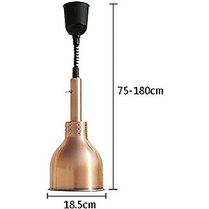 Food Heat Lamp Buffet Warmer Heat Lamp Buffet Warmer Heat Lamp Buffet Food and Cooking Heating Hotel Kitchen Chandelier 4 Pack