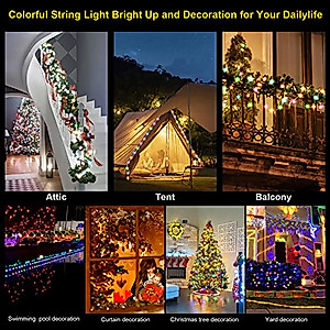 WIND STAR Solar Rope Lights Outdoor, 72FT 200 LED Solar Powered Fairy Lights 8 Modes Solar String Light Decoration for Patio Wedding Stairs,Fence, Garden Swimming Pool Trampoline