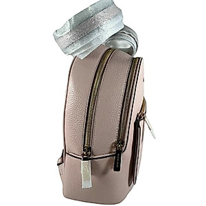 Michael Kors Adina Kenly Backpack Powder Blush Pink Pebbled Leather