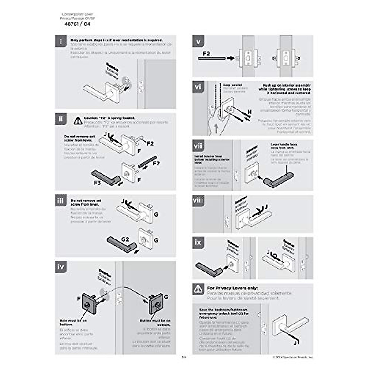 Weiser (by Kwikset) Milan Lever, Round Rose, Passage Function (Hallway, Closet), Polished Chrome (US26)