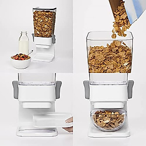 LYXIANG Airtight Food Storage Container Set - Kitchen & Pantry Containers - for Flour, Cereal, Spaghetti, Pasta & More 5.5L,A