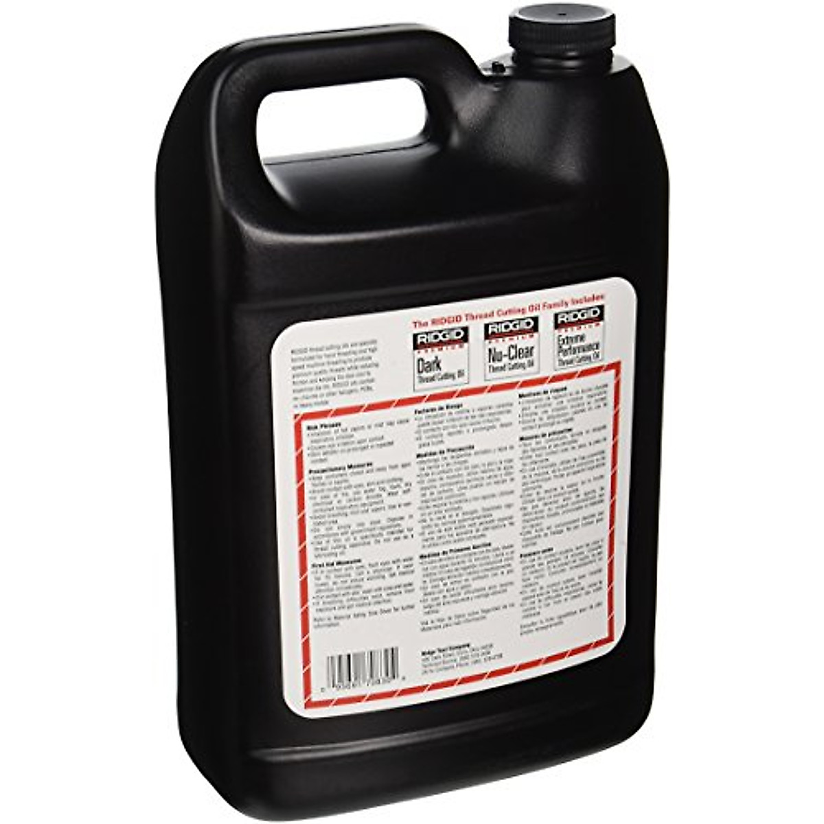 RIDGID 70830 Dark Thread Cutting Oil, 1-Gal. Low-Odor Anti-Mist Formulation Dark Pipe Threading Oil