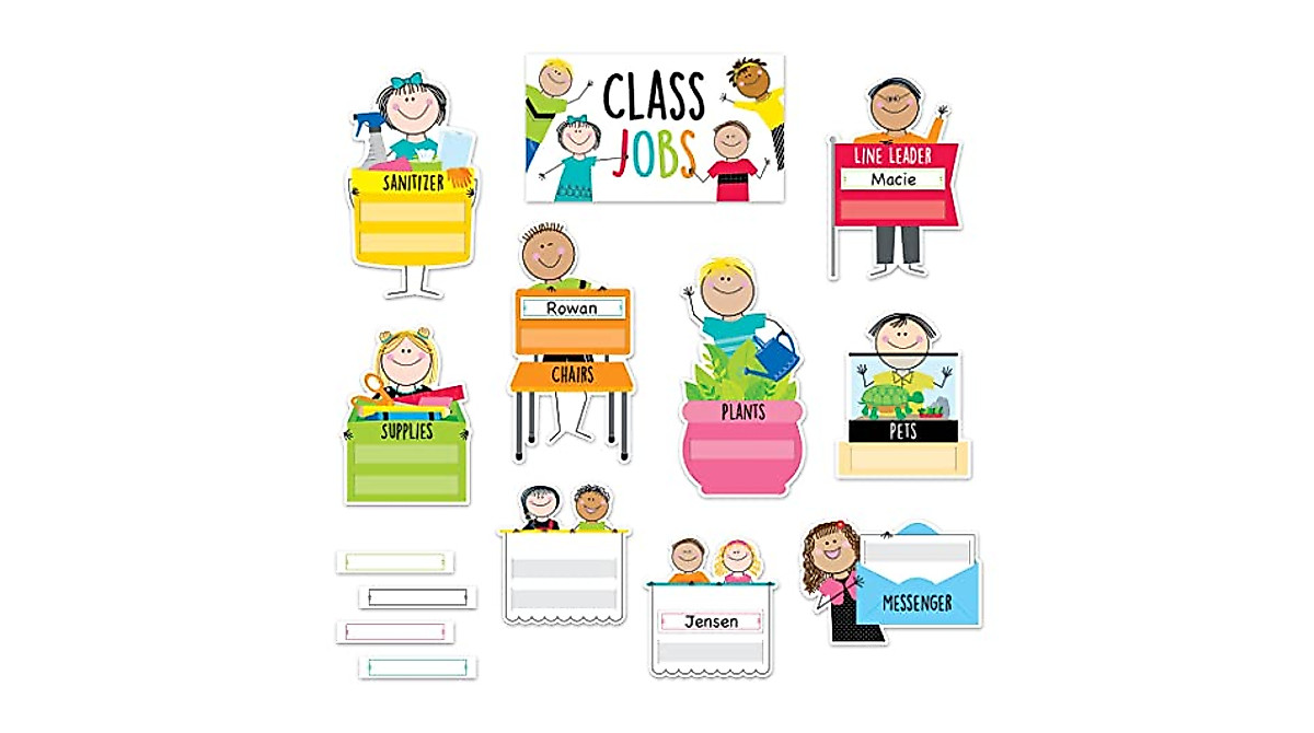 Class Jobs Bulletin Board Set for Classroom Management | Creative ...
