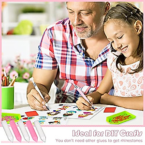 ZYNERY 12 PCS Diamond Painting Wax, Diamond Painting Pen Replacement Wax Glue, 5D Diamond Art Pen Clay Accessories, Wax Tip for Diamond Painting Pens DIY Craft Painting