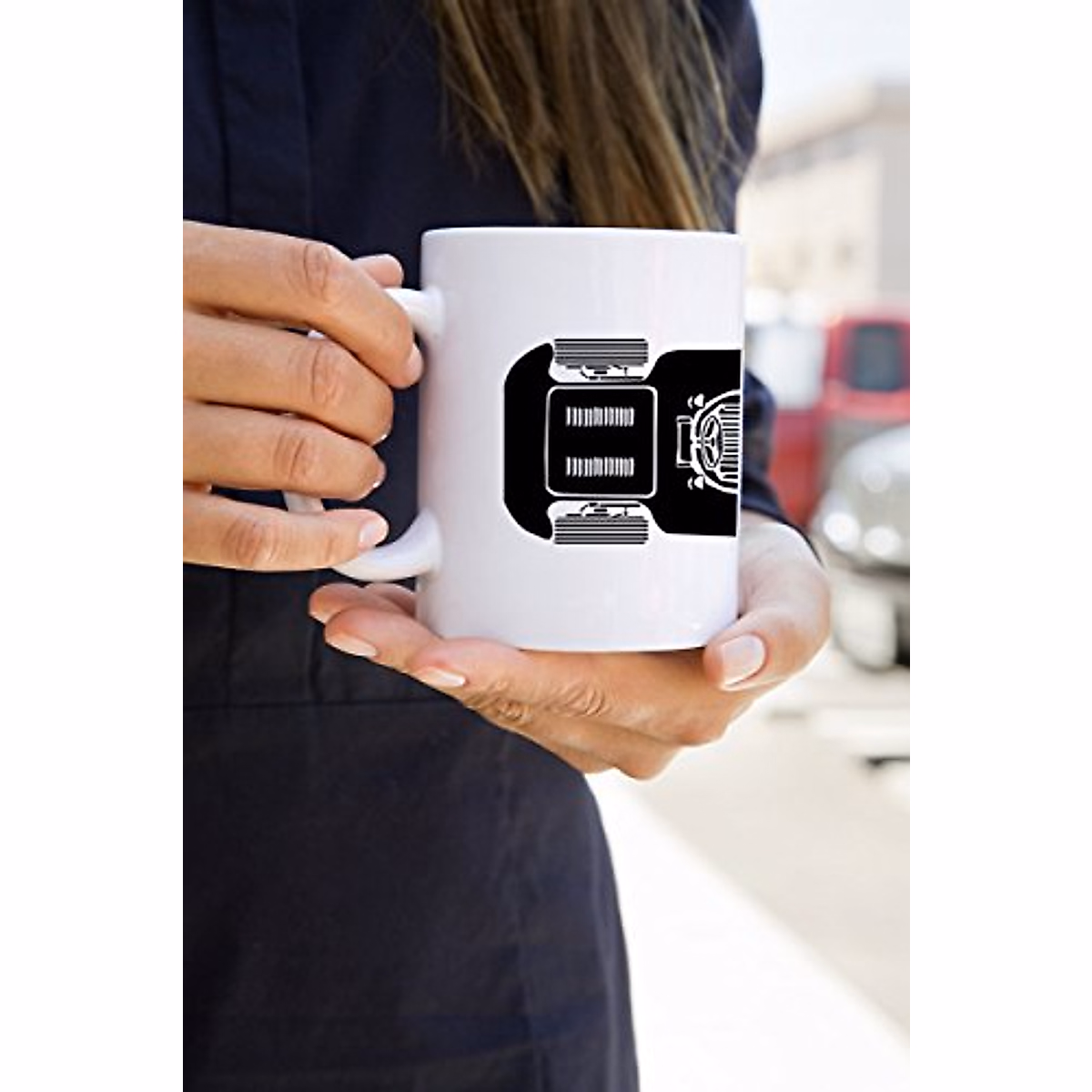 KillerBeeMoto: 11 Oz Coffee Mug With Vintage Italian Open Wheeled Race Car