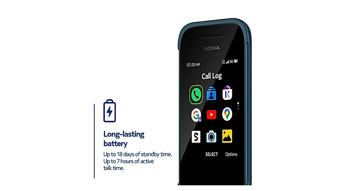 Nokia 2780 Flip Unlocked 4G Phone with Large Buttons & Camera