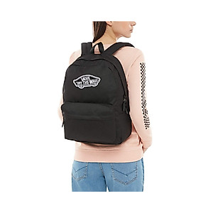 Vans Off the Wall Classic Black Realm Backpack, Large