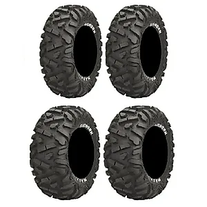 Full set of Maxxis BigHorn Radial 25x8-12 and 25x10-12 ATV Tires (4)