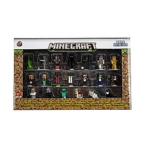 JADA Minecraft 20-Pack Wave 1 Nano METALFIGS 1.65" Die - Cast Figures, Multicolor (30125)