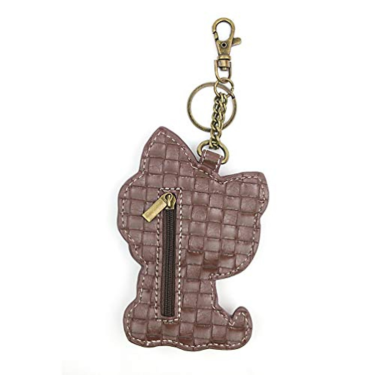 CHALA Denim Convertible Stripe Work Tote in Navy Blue