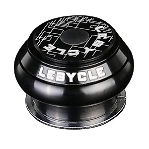 BESSTUUP Bike Fork Headset, CNC High Precision Machining 34mm 41.8mm 44mm 50.6mm 52mm 55mm 56mm Bike Headset Bearings Bicycle Accessory - 34-34MM Black