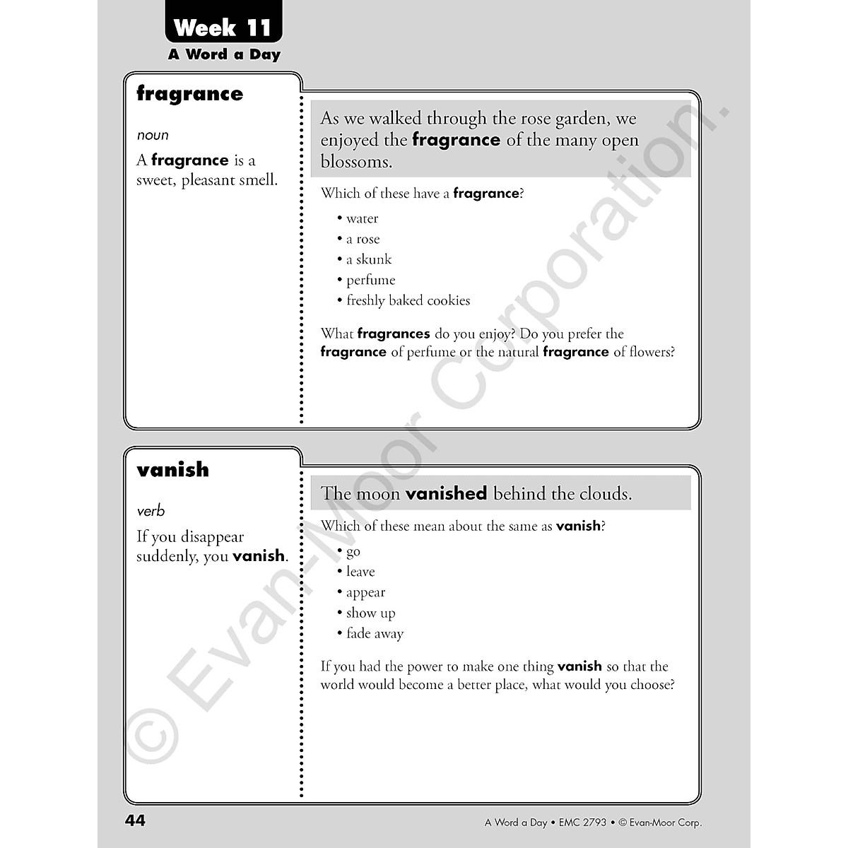 A Word a Day, Grade 3 Teacher Edition
