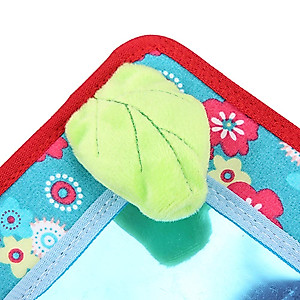 ViaGasaFamido Baby Mirror, Colorful Cute Baby Essential Developmental Safety Mirror Stroller Pedant Tool Children Early Educational Tool