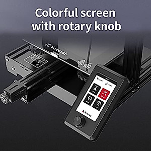 Voxelab Aquila X2 Upgrade 3D Printer Integrated Structure Design with Carborundum Glass Platform and TMC2208 32-bit Silent Mainboard, 8.66x8.66x9.84in Printing Size