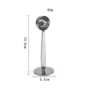 Coffee Scoops, 1 PC 15 ML (1 TPSP) Rose Gold 304 Stainless Steel Espresso Coffee Measuring Spoon 1 Tablespoon Measure Spoon with Pressed Bottom Fits Coffee Container for Ground Coffee Tea Salt