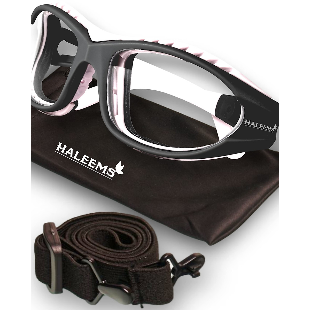 HALEEMS Onion Goggles Tear Free - Anti Fog, Anti Scratch, One Size Fit All Men And Women, Onion Glasses For Cutting And Cooking, Onion Mask Cooking Safety Goggles, Lentes Para Cortar Cebolla (white)