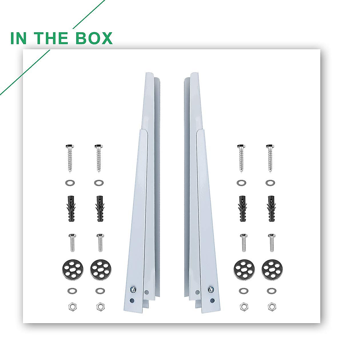Forestchill Mini Split Wall Mounting Bracket, Universal Fit Ductless Mini-Split Air Conditioner Heat Pump Systems, Support up to 240 lbs, 7000-12000 BTU