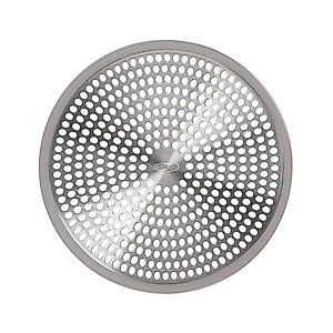 OXO Good Grips 2-in-1 Sink Strainer Stopper & Good Grips Shower Stall Drain Protector, Stainless