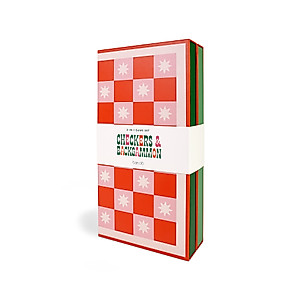 ban.do Game Night! 2-in-1 Checkers and Backgammon Board, Checkers Board Game and Backgammon Set for Adults Includes Duo Board, 30 Checkers, 2 Dice, Pink/Red