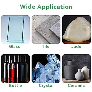 Glass Cutting Disc 4 Inch for Angle Grinder, Ultra-Thin Diamond Saw Blade Wheel for Glass Tile Marble Ceramic Jade