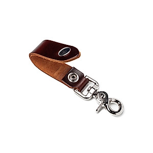 Relentless Tactical | The Ultimate Leather Keychain | Made in USA | Hand Made of Full Grain Leather | Luxury Valet Keychain | Quick Detach | Leather Belt Keeper | Key Ring Organizer