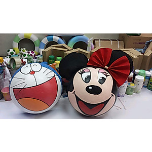 Crafare 40pc 3 Inch Craft Foam Balls Smooth for Holiday DIY Crafts Making and School Projects Decorations