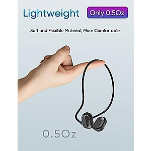 Premium Open Ear Air Conduction Headphones, Bluetooth 5.3 Wireless Earphones with Microphone, Stereo Sound Waterproof Sweatproof Sport Headsets for Running,Cycling,Workout,Hiking,Driving(Black)