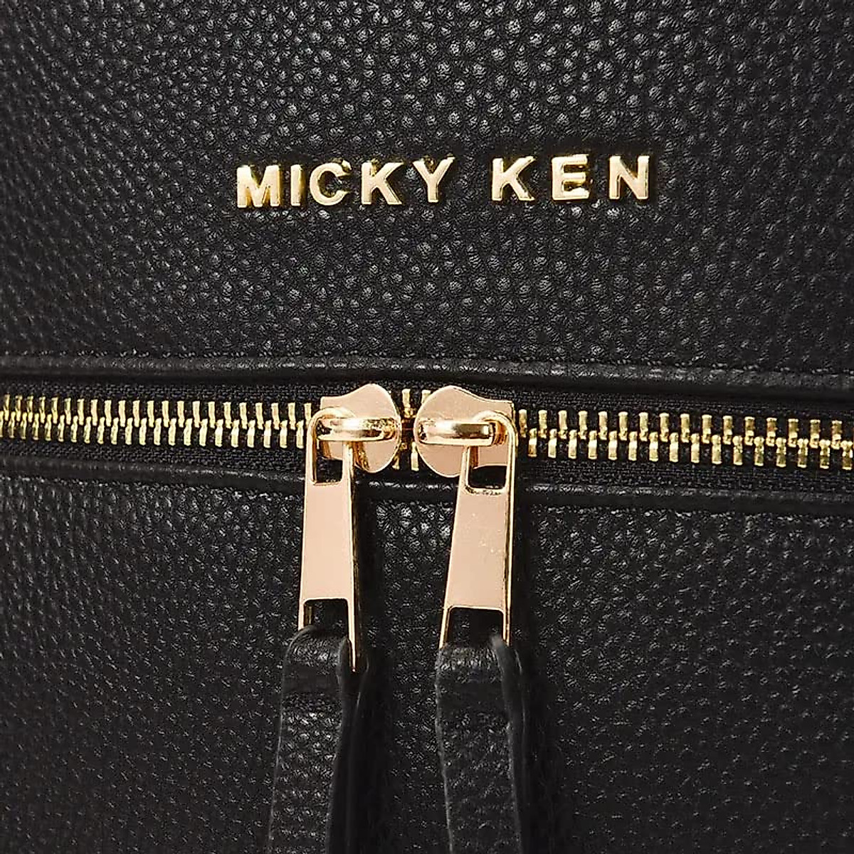 Special made fancy backpack for women, stylish and fashionable backpack made out of artificial leather (black)