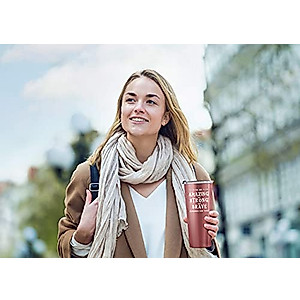 Fancyfams Teacher Tumbler, 40oz Stainless Steel Mug, Teacher Gifts for Women - Teacher Appreciation Gifts - Gifts for Teachers on Birthday, Best Teacher Ever (Thank You 22oz - Rose Gold)