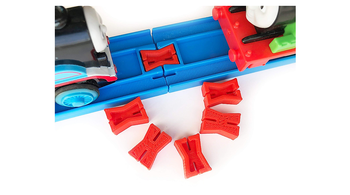 TrainLab Dog Bone Track Adapters for Plarail - 6pcs