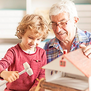 24 Pcs Mini Wooden Hammer for Chocolate Breakable Heart, Seafood Shellfish Crab Lobster Cracking Tool, Small Solid Hardwood Mallet, Craft Tool, Party Game Props