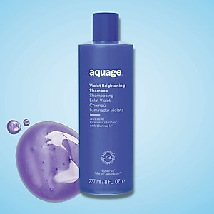 AQUAGE. Violet Brightening Shampoo, 8 oz.