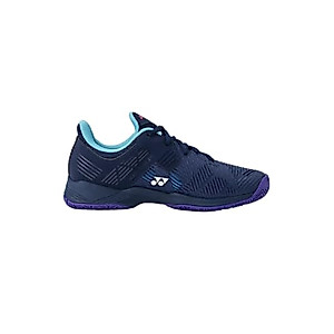 YONEX Women's Sonicage 2 All-Court Tennis Shoes, Navy/Blue Purple (US Size 9.5)