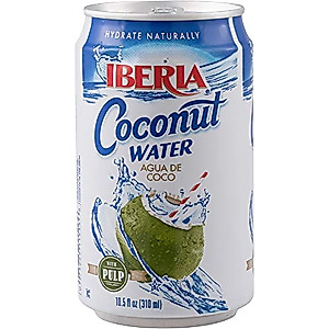 Iberia Coconut Water With Pulp, 10.5 Fl Oz (Pack of 24)