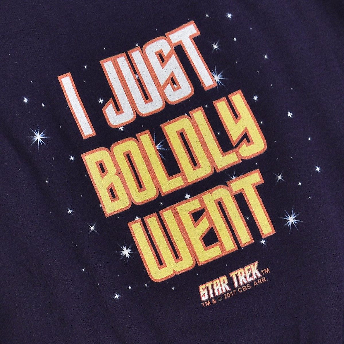 Popfunk Star Trek I just Boldly Went Baby Onesie Bodysuit (6 mos) Navy