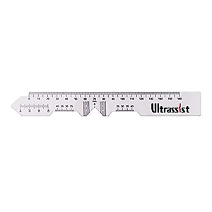 Ultrassist Pupillometers for Measuring Pupillary Distance (PD), Transparent PD Ruler, Essential Tool for Single PD or Dual PD Measurement