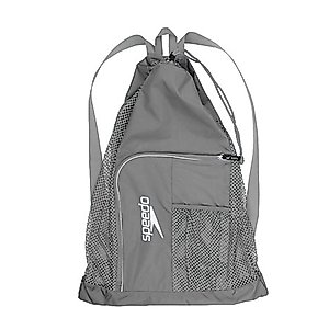 Speedo Deluxe Ventilator Mesh Bag,Frost Grey (052),One Size