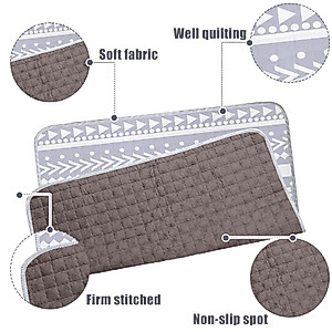 Boho Portable Baby Play Mat, 43 x 43 Inch Washable Foldable Crawling Mat, Non Slip Playmat for Babies, Kids Play Mats Pad for Floor Playpen Toddler Infants Tummy Time Activity