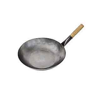 Town Food Service 14 Inch Mandarin Flat Bottom Wok