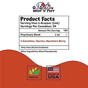 Dog Heart Health - Helps to Support Cardiovascular Function & Overall Heart Health - Dog Heart Supplements - Heart Supplements for Dogs - Cardiac Support for Dogs - Heart Health for Dogs - 1 fl oz