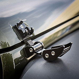 Rugged Ridge | Hood Catch Kit, Black | 11210.11 | Fits 2007-2018 Jeep Wrangler JK