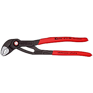 KNIPEX 87 21 250 Cobra Quick Set Water Pump Pliers, 10-Inch