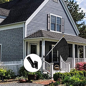 Jetlifee Black American Flags 3x5 Ft, Heavy Duty US Flags with Embroidered Star Sewn Stripes, Brass Grommets Black USA Flag, UV Protection for Outdoors All Black Flag