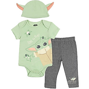 STAR WARS The Mandalorian Baby Yoda Baby Boys 8 Piece Layette Set 0-3 Months