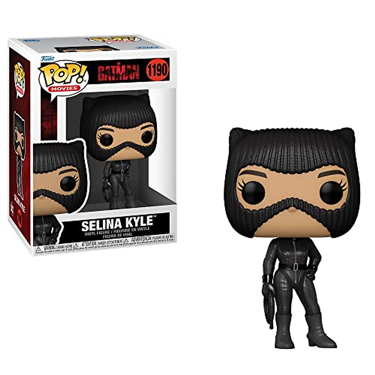 Funko POP! Movies The Batman Collectors Set- Batman, Selina Kyle (with Possible Chase Variant), and The Riddler, Figures Stand 3.75" Tall, Each Figure Comes Individually Packaged