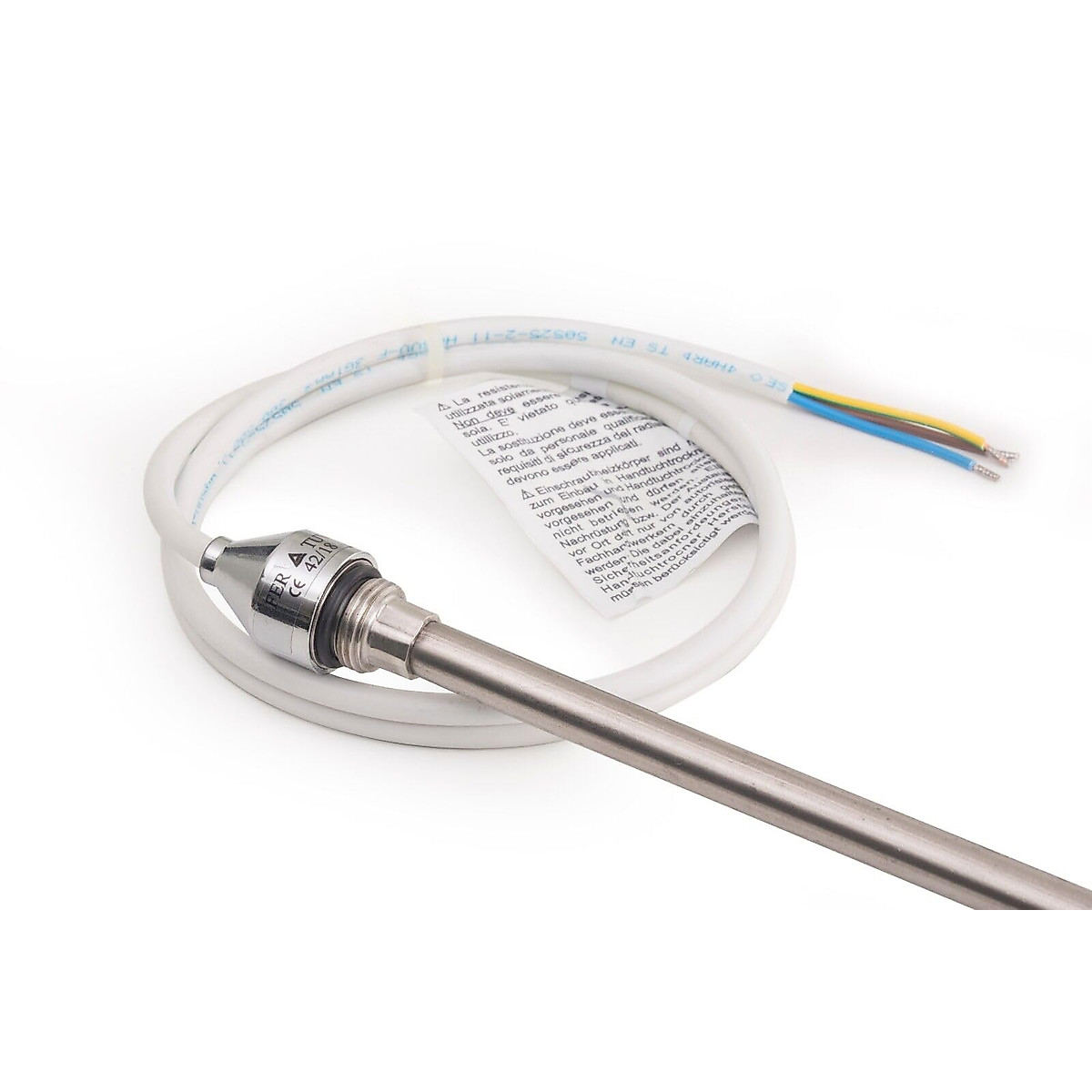 Valdern ELECTRIC HEATING ELEMENT for Heated Bathroom Towel Rails/Towel Radiators/Towel Warmers (150W/200W/250W/300W/400W/600W) (400W), Chrome