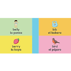100 First Words for Toddlers: English-Spanish Bilingual: 100 primeras palabras para niños pequeños: Inglés - Español Bilingüe