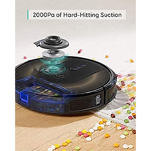 eufy by Anker, RoboVac G30 Edge, Robot Vacuum with Smart Dynamic Navigation 2.0, 2000Pa Suction, Wi-Fi, Boundary Strips, for Carpets and Hard Floors. (Renewed)