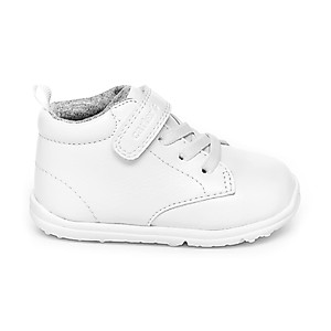 Carter's baby boys Charlie-p First Walker Shoe, White, 3.5 Infant US